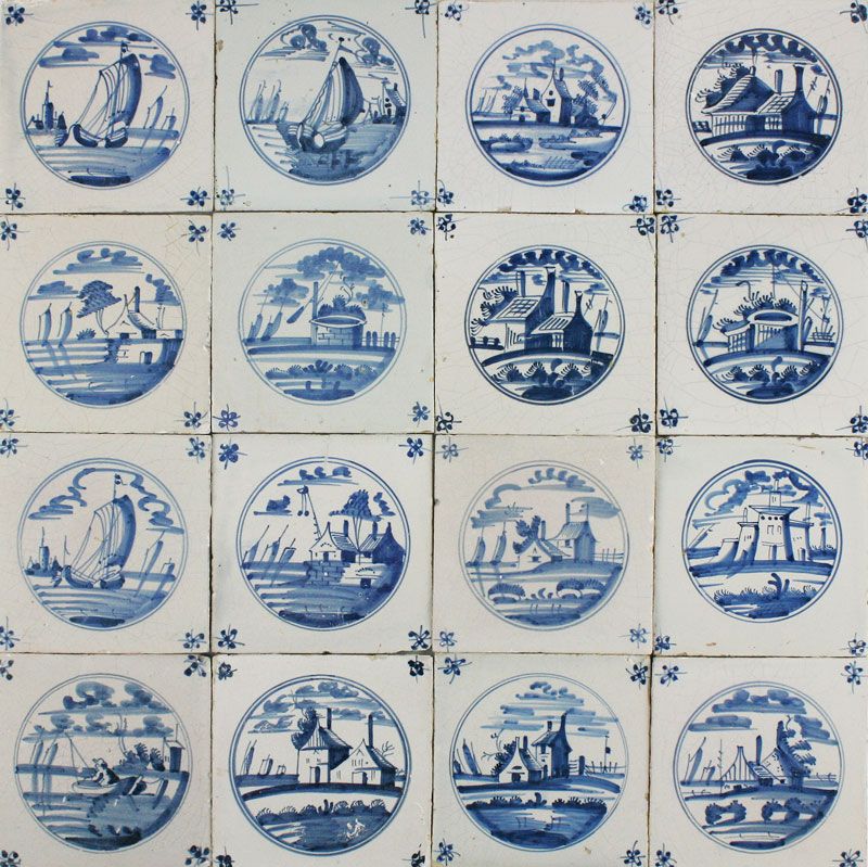 Dutch Delft Tiles Delft Tile Collection | Retro Tiles Design With