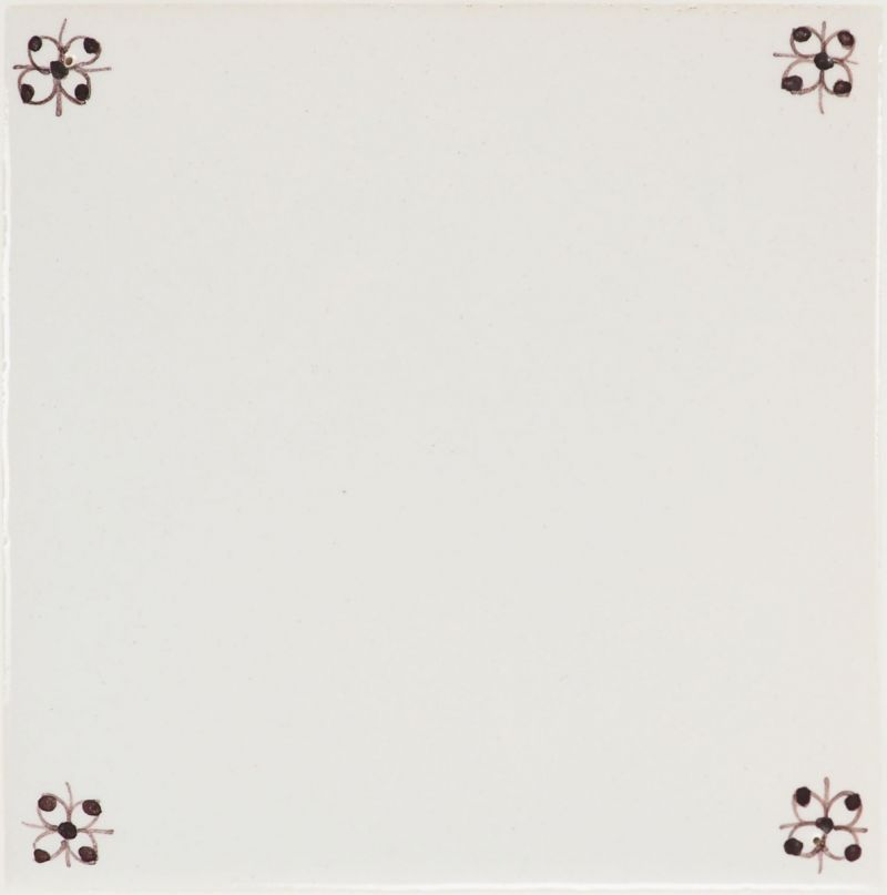 PCM-01 Spider corner motif Delft tile sample – hand-painted in ...